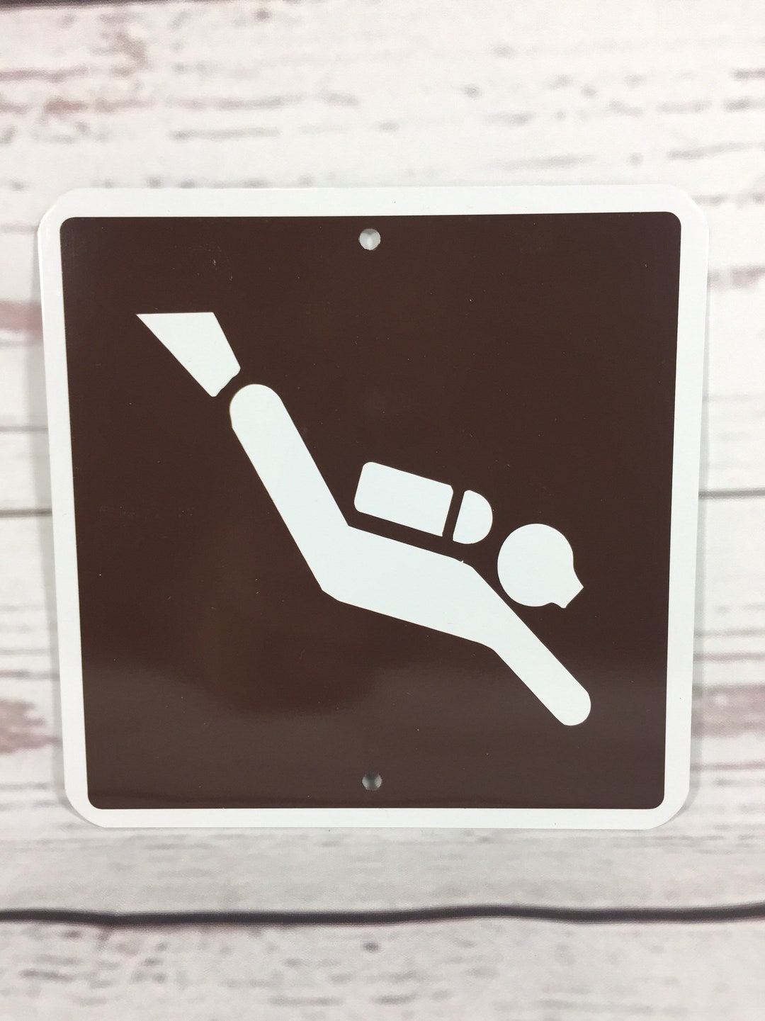 Scuba Diving Metal Park Sign 6"x6" or 12"x12" NEW (2 Sizes Available ...