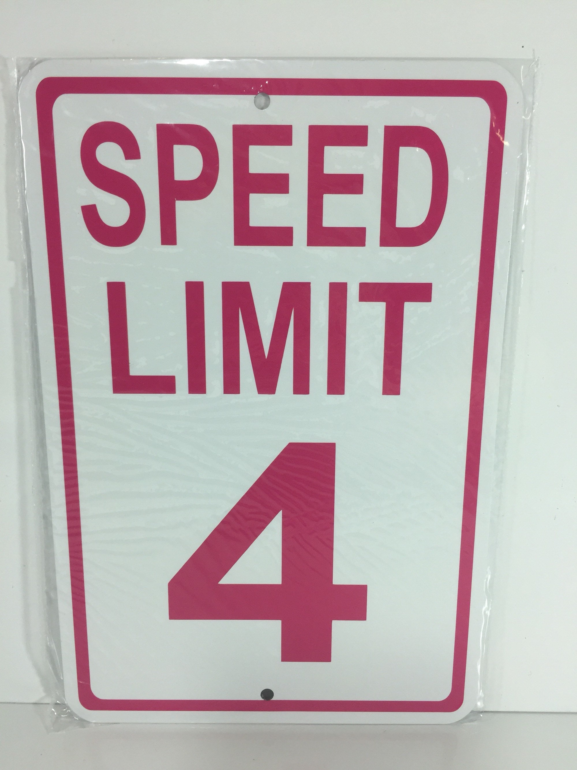 Speed Limit 4 Metal Street Traffic Sign NEW 4MPH 4th Fourth - Etsy