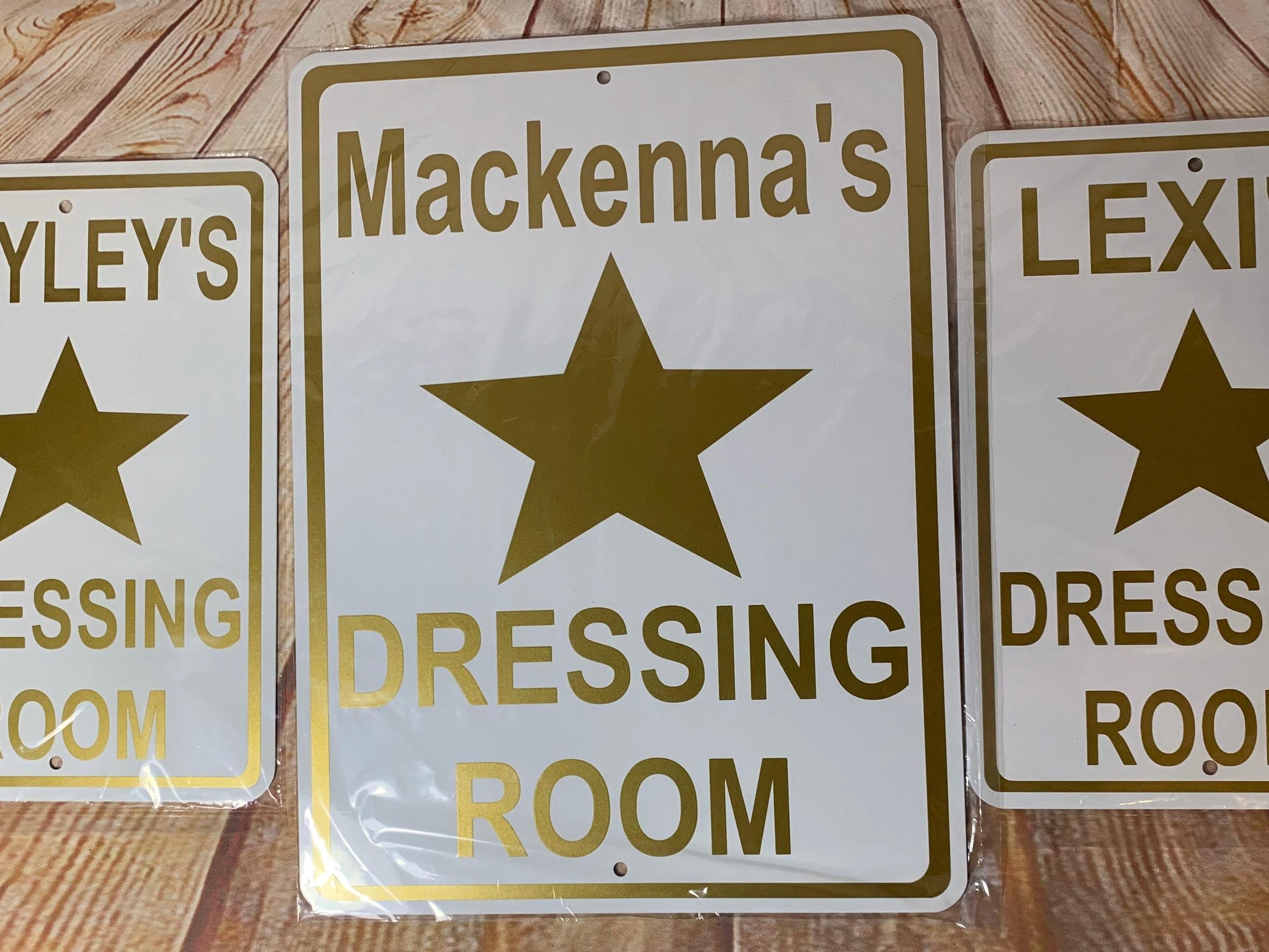 Custom Name Dressing Room Sign: Personalized Metal Fashion Decor - Etsy