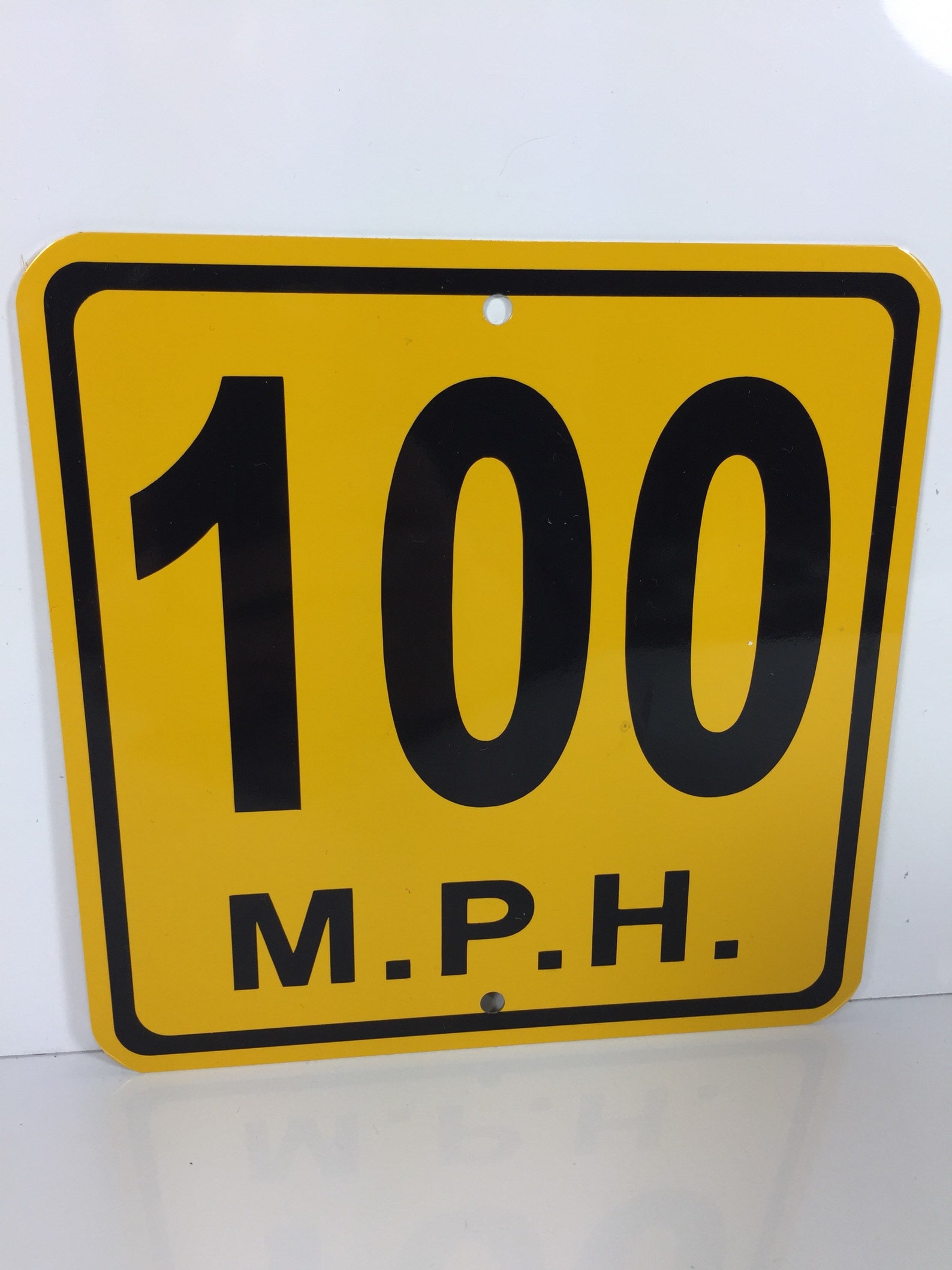 Speed Limit 100 MPH Metal Caution Street Sign 6x6 - Etsy