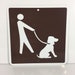 Keep Dog on Leash Metal Sign: Park Rules, Indoor/outdoor (6"x6" or 12 ...