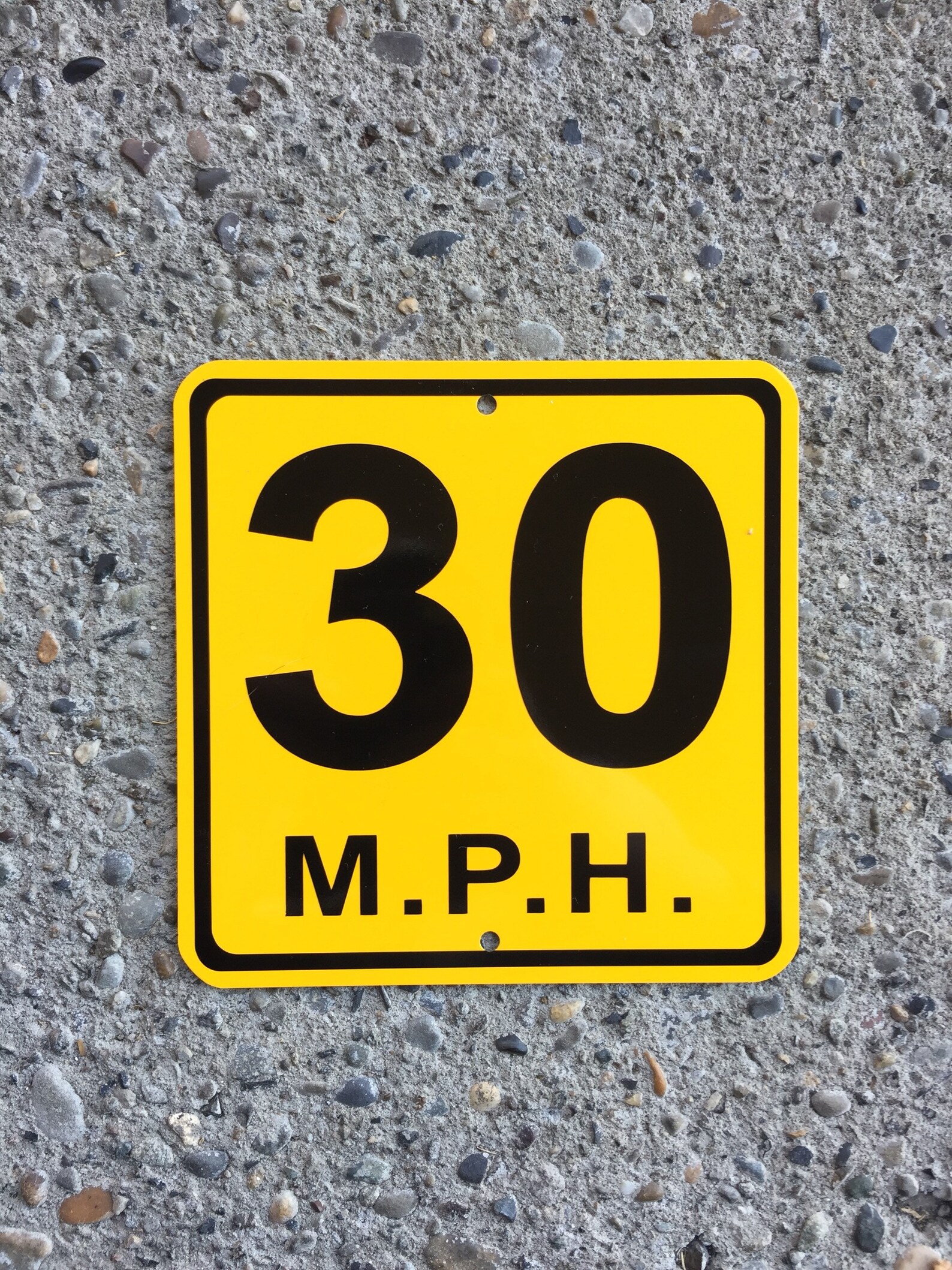 Speed Limit 30 MPH Metal Caution Street Sign 6"x6" or 12"x12" NEW (2 ...