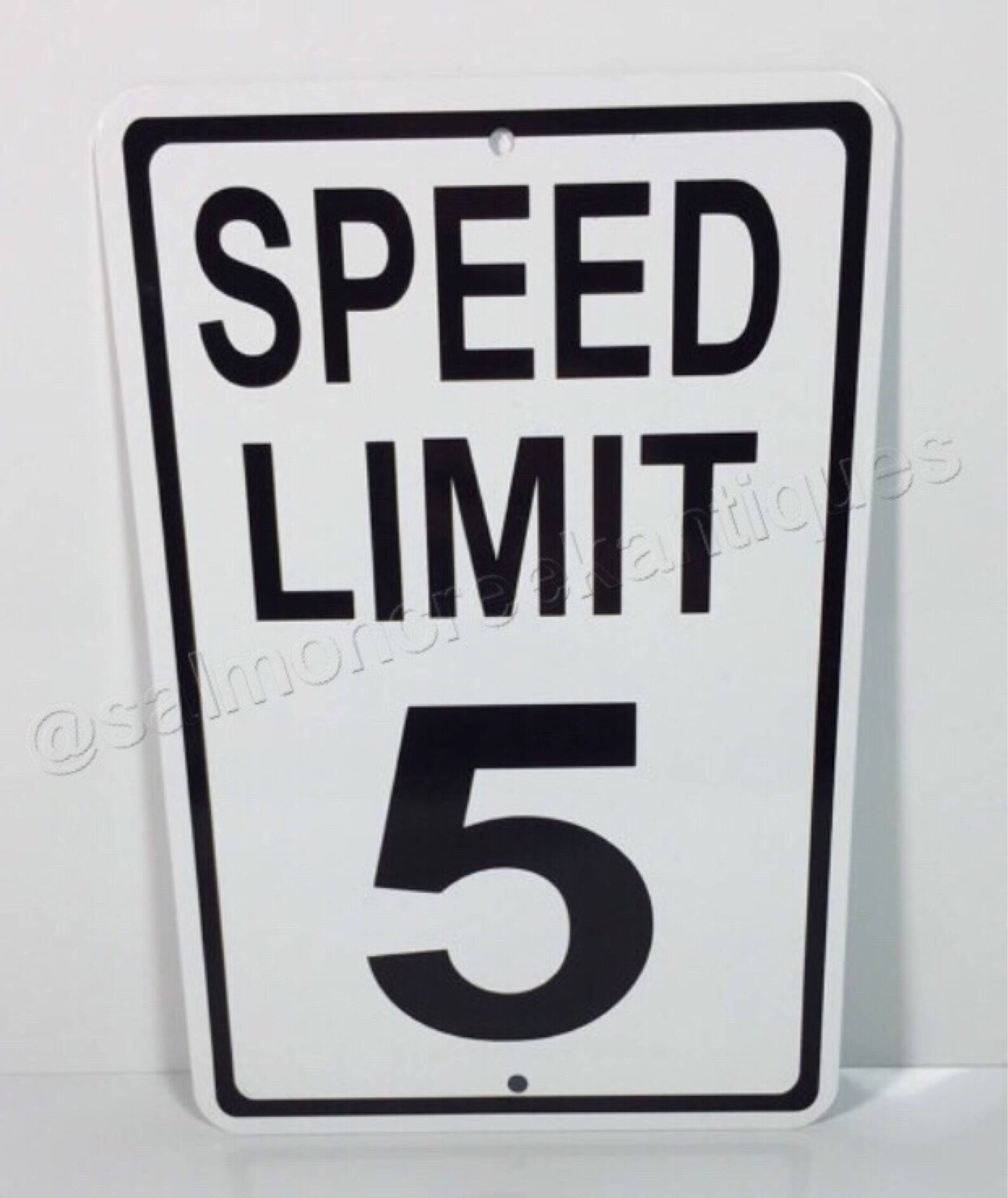 Speed Limit 5 Metal Street Traffic Sign NEW 5MPH 3 Sizes | Etsy