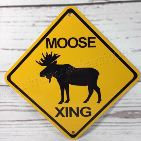 Moose Sign - Etsy