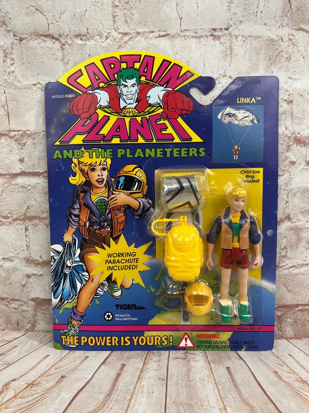 Vintage 1994 Captain Planet Linka Action Figure: New in Package - Etsy