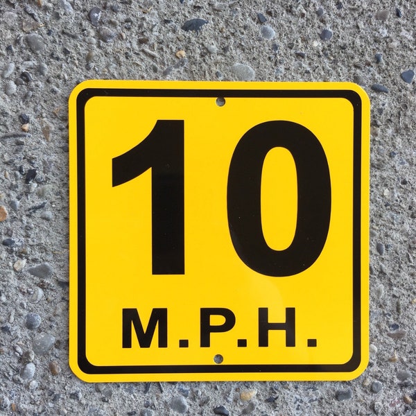 Speed Limit Sign - Etsy