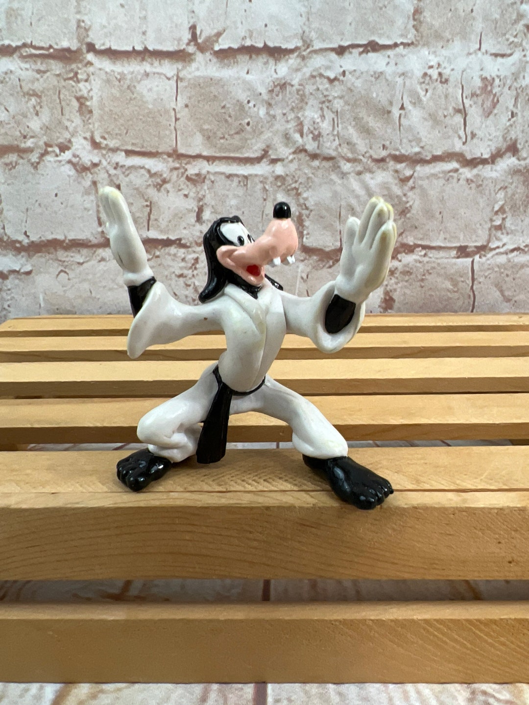 Vintage Karate Goofy Disney Miniature PVC Mini Figure Toy by Applause ...