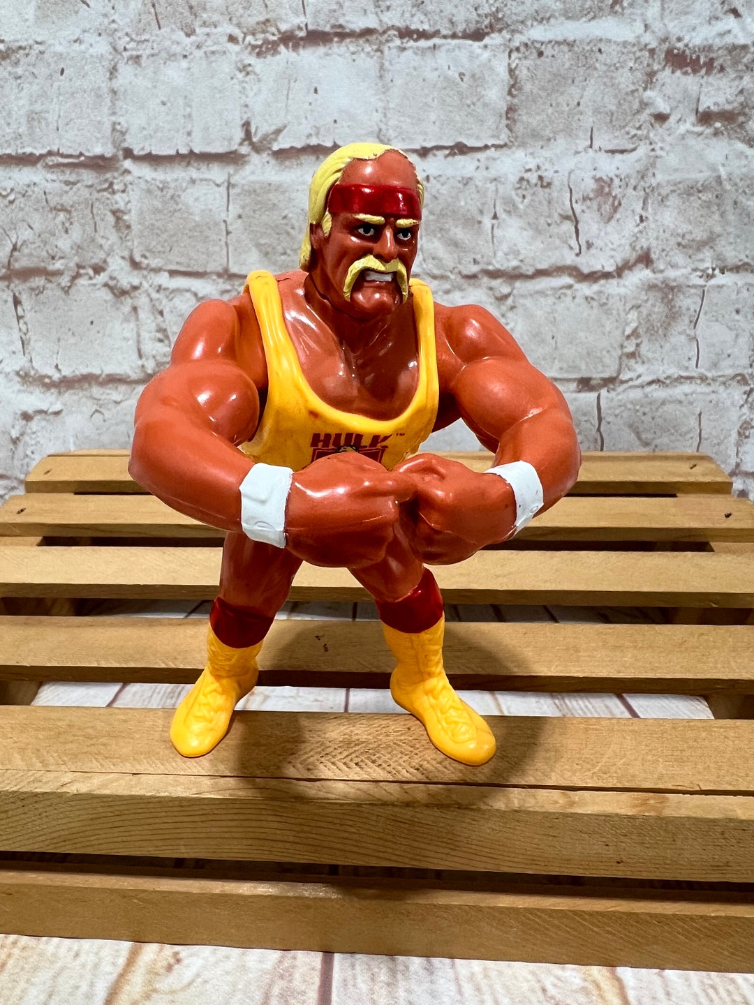 Vintage 1991 Hulk Hogan WWE WWF WCW Wrestling Titan Sports Hasbro ...