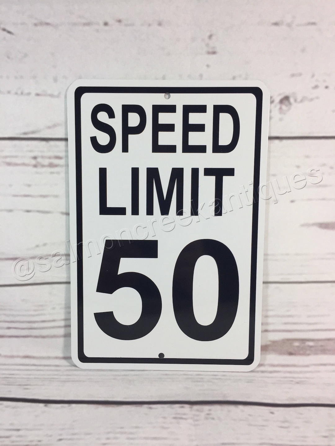 Speed Limit 50 Metal Street Traffic Sign NEW 50MPH 50th Birthday Party ...