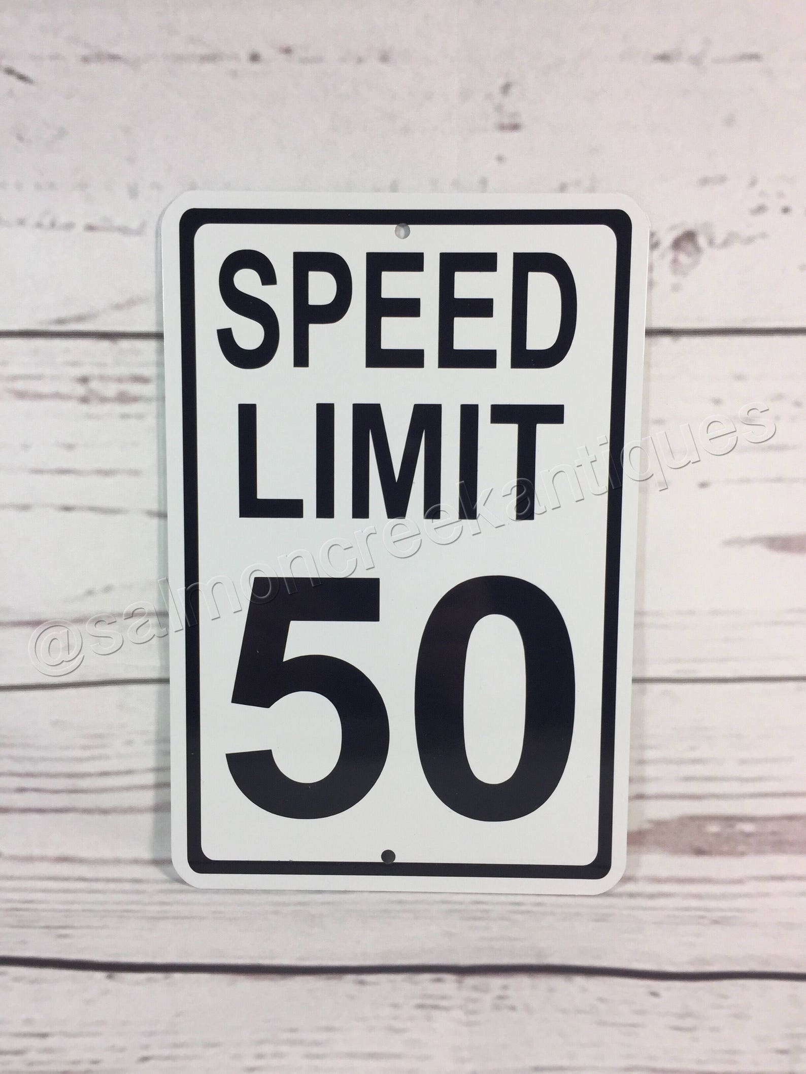 Speed Limit 50 Metal Street Traffic Sign NEW 50MPH 50th - Etsy