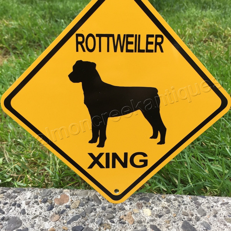 Rottweiler Sign - Etsy