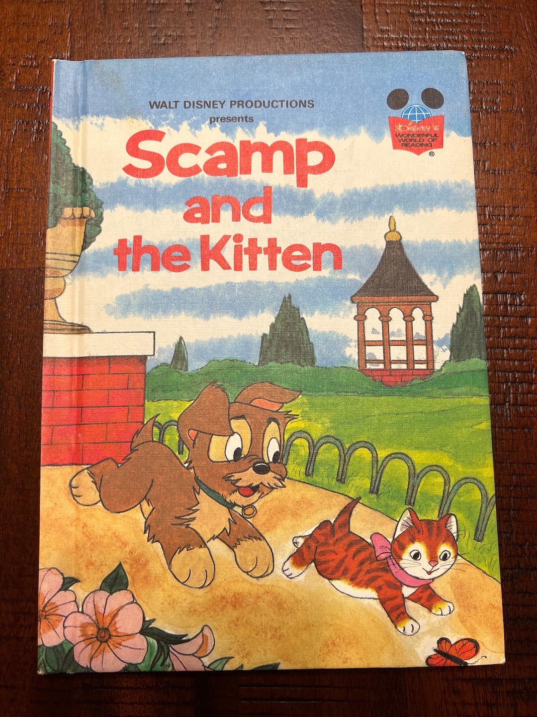 Vintage 1983 Disney Wonderful World of Reading Scamp and the Kitten ...