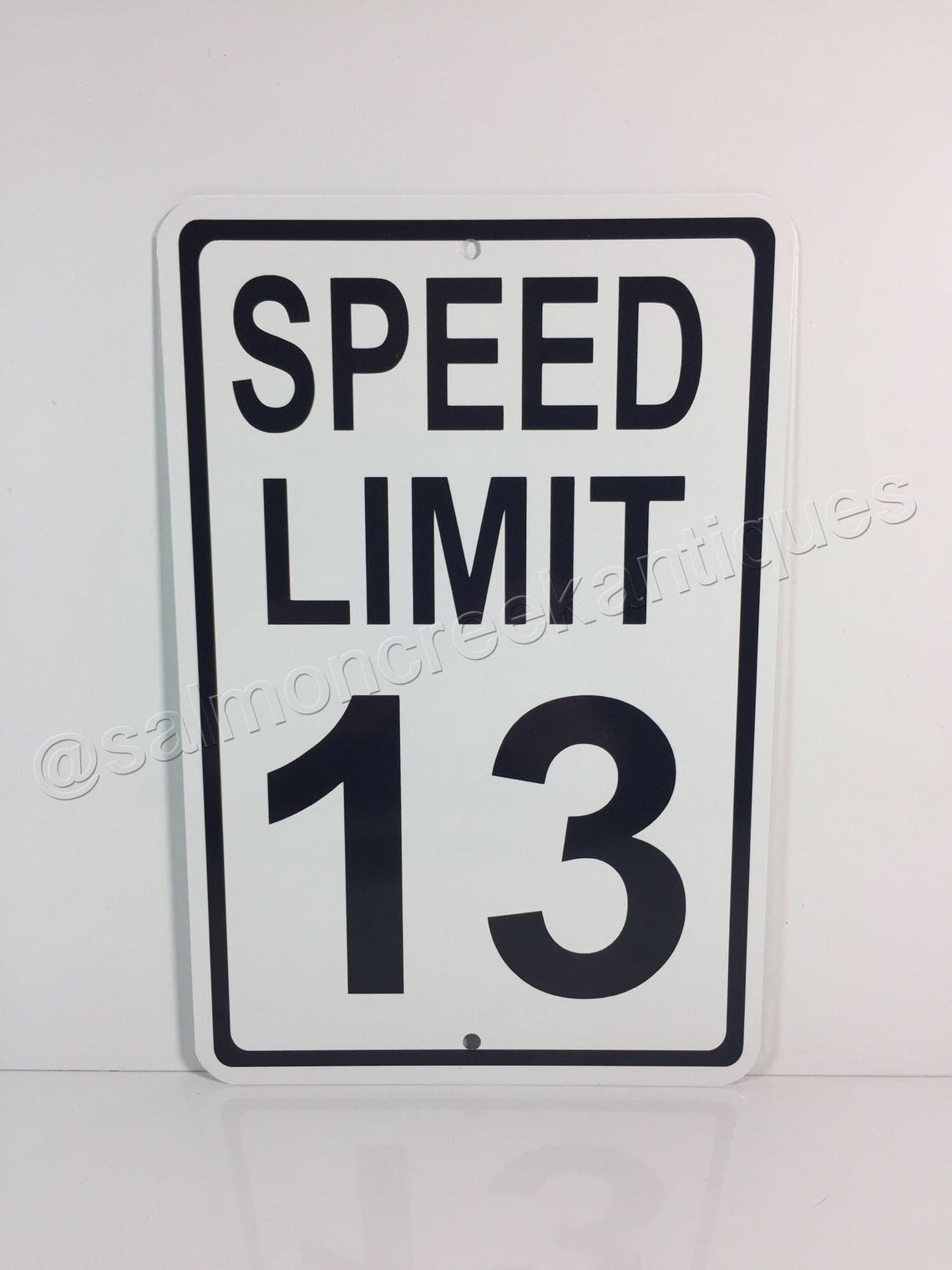 Speed Limit 13 Metal Street Traffic Sign NEW 13MPH 13th - Etsy