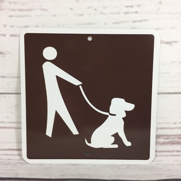 Dog Leash Signs - Etsy