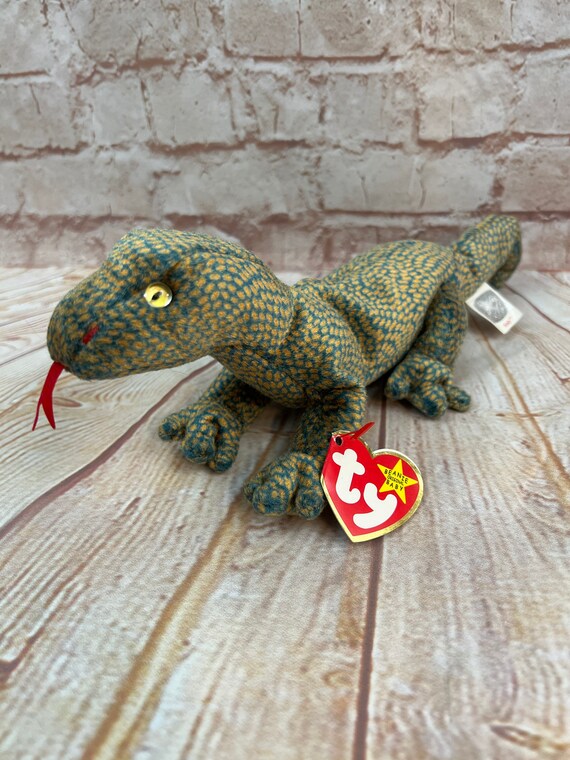 Vintage 1999 TY Scaly the Lizard Plush Stuffed Animal the - Etsy