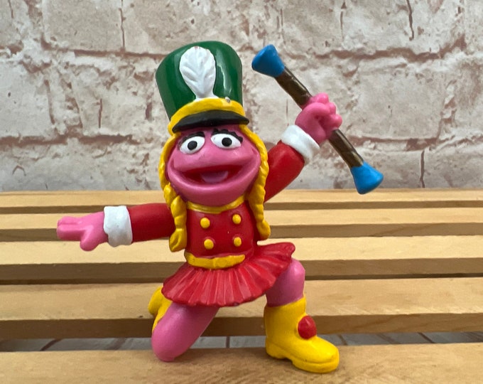 Vintage Sesame Street Betty Lou in the Marching Band Mini PVC Miniature ...