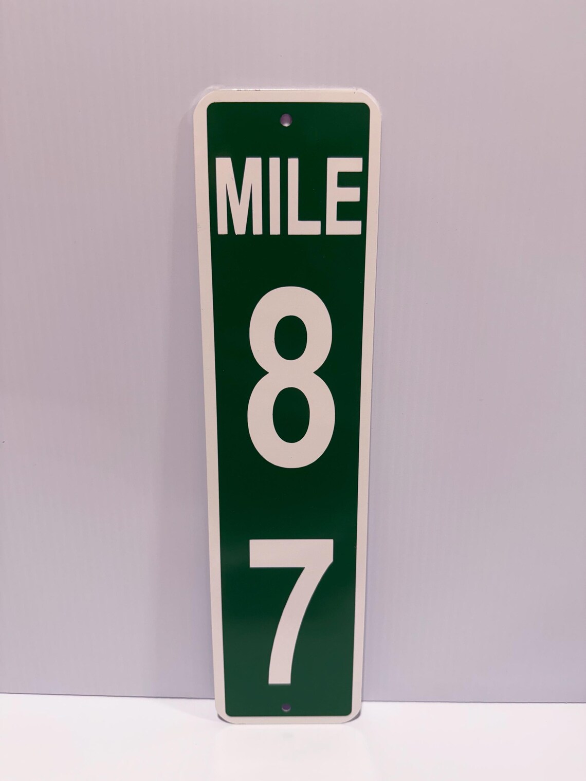 Custom Metal Mile Marker Sign: Personalized Road Sign (3x12 or 6x24) - Etsy