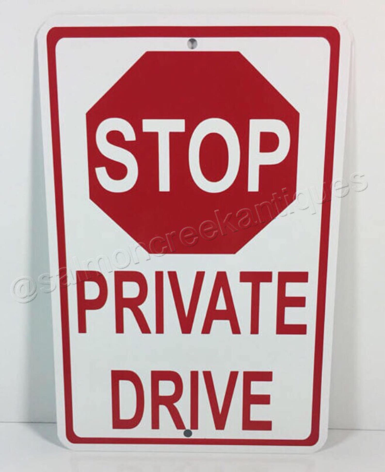 STOP Private Drive Metal Property Sign NEW 3 Sizes - Etsy