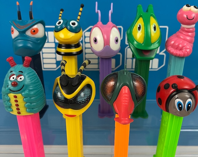 Set of 9 Bugz PEZ Dispensers Bugs Lot - Etsy