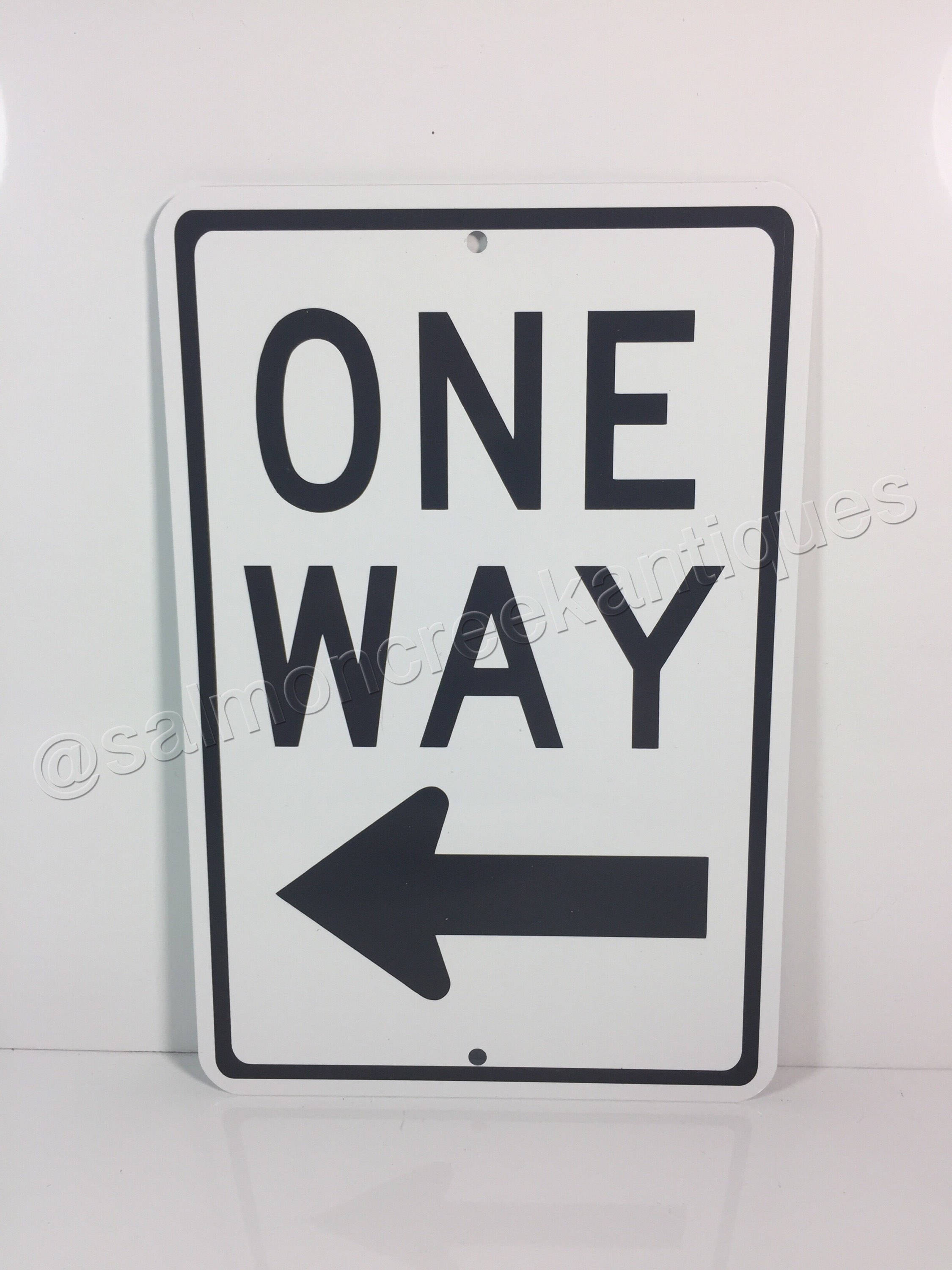 One Way Left Metal Street Traffic Direction Sign NEW 3 Sizes - Etsy
