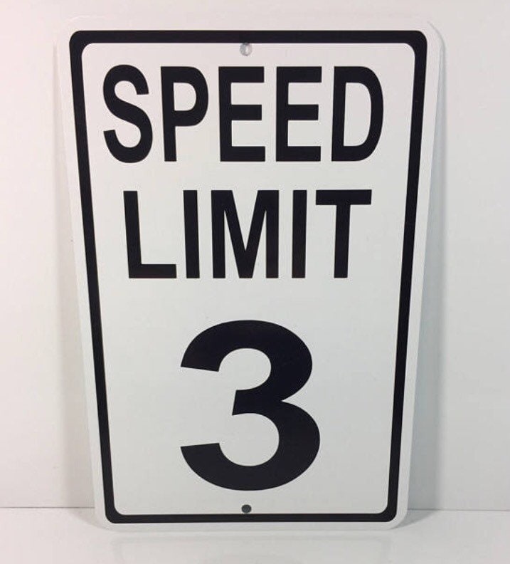 CUSTOM Speed Limit Metal Street Traffic Sign NEW You Choose - Etsy