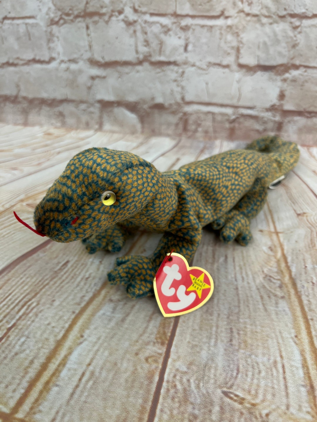 Vintage 1999 TY Scaly the Lizard Plush Stuffed Animal the Original ...