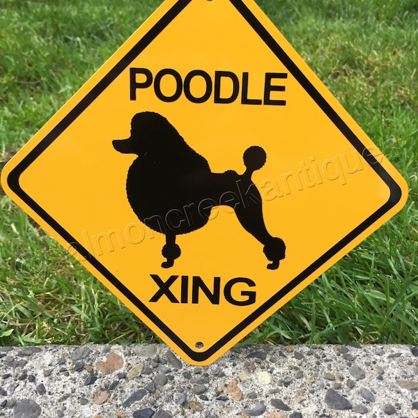 Poodle Sign - Etsy