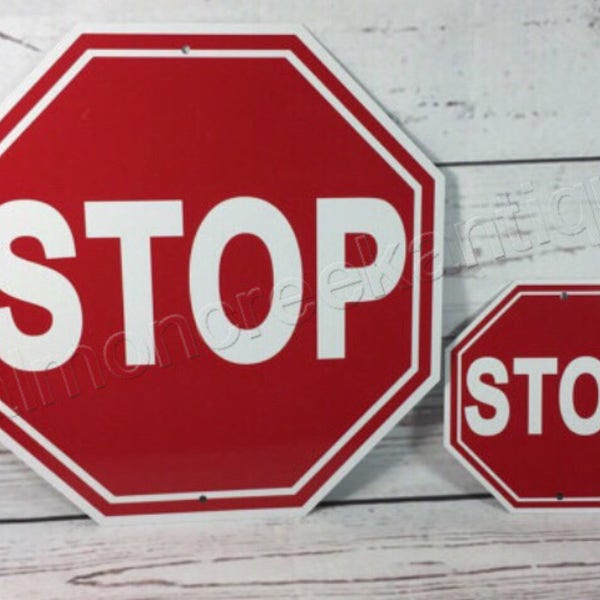 Green Stop Sign - Etsy