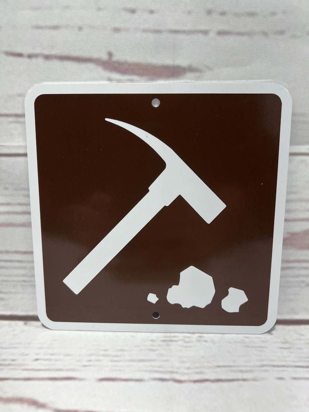 Rock Mining Area Metal Sign: Parks & Recreation Digging Site - Etsy