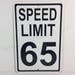 Speed Limit 65 Metal Street Traffic Sign NEW 65MPH 65th Birthday Party ...