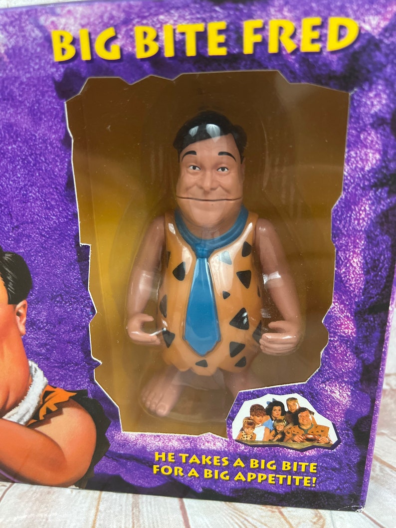 Vintage 1993 the Flintstones Big Bite Fred Action Figure Toy - Etsy