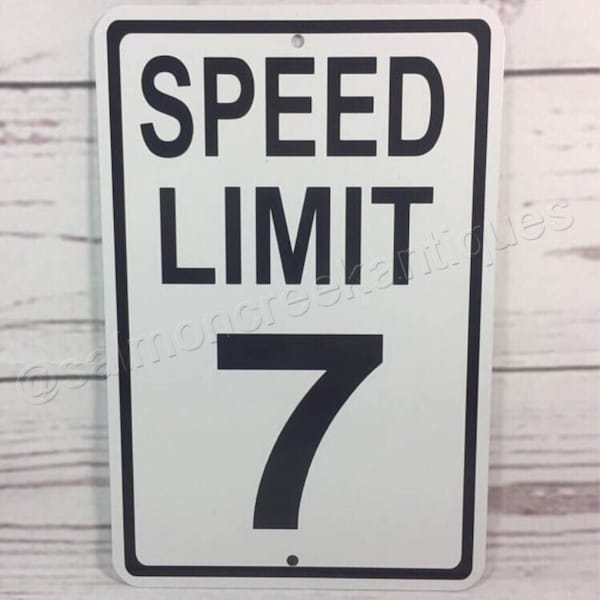 Speed Limit - Etsy