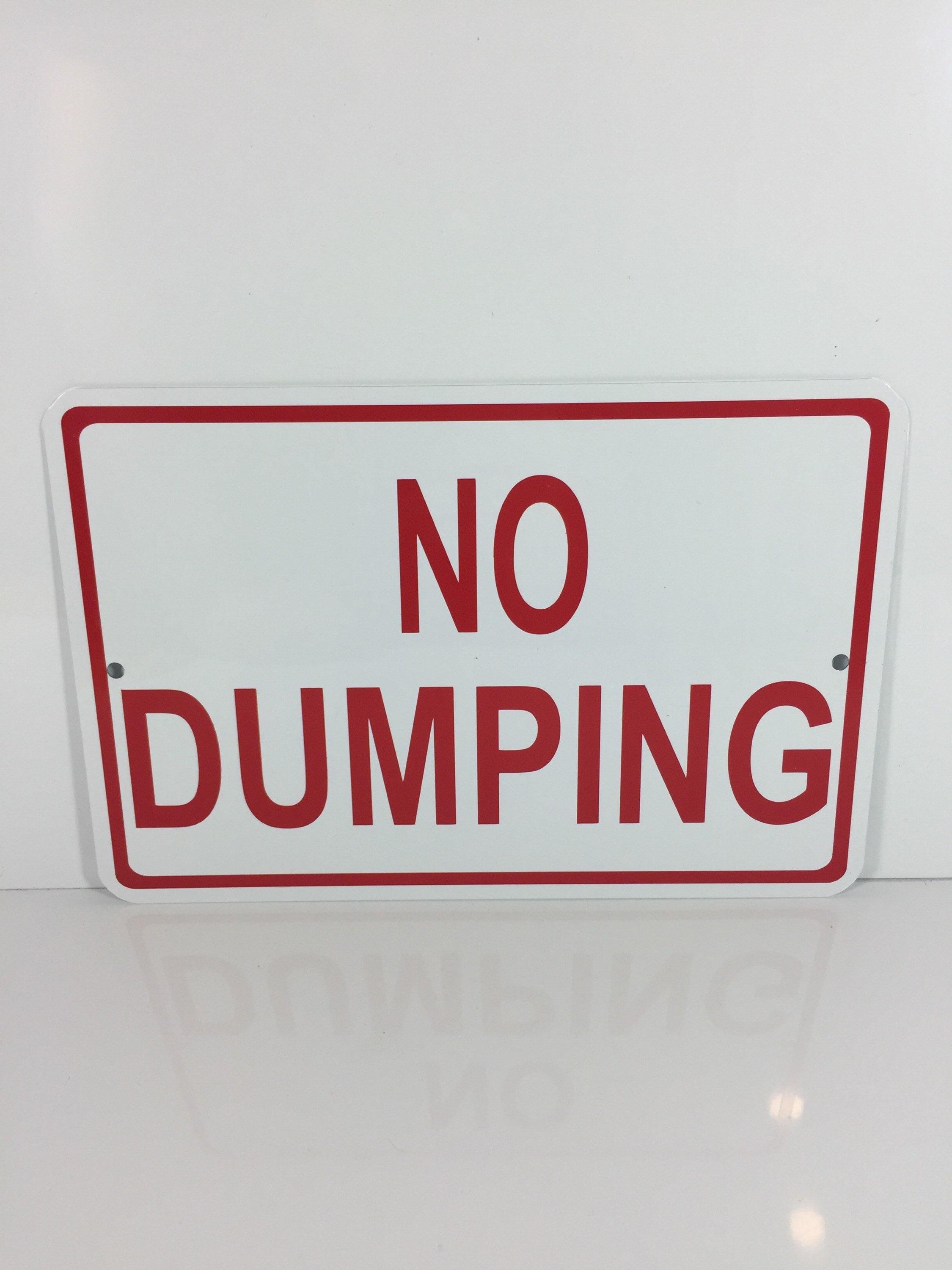 NO Dumping Metal Property Garbage Dump Sign NEW 3 sizes | Etsy