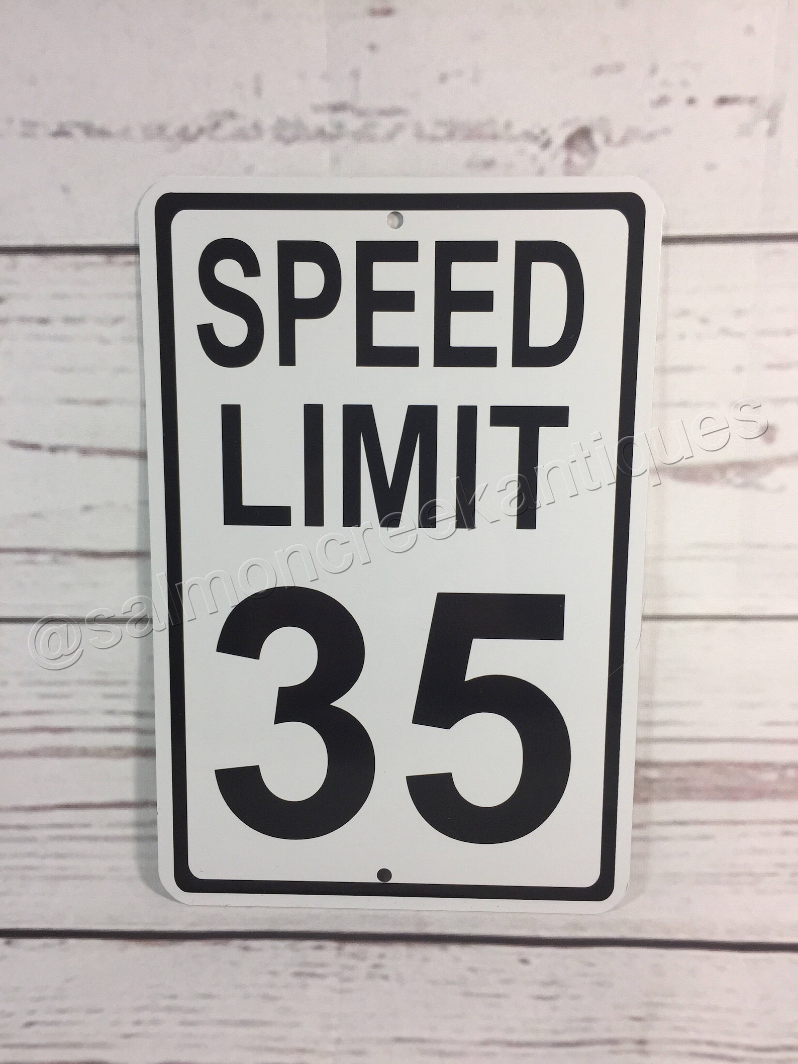 Speed Limit 35 Mini Metal Street Traffic 35th Birthday Sign - Etsy