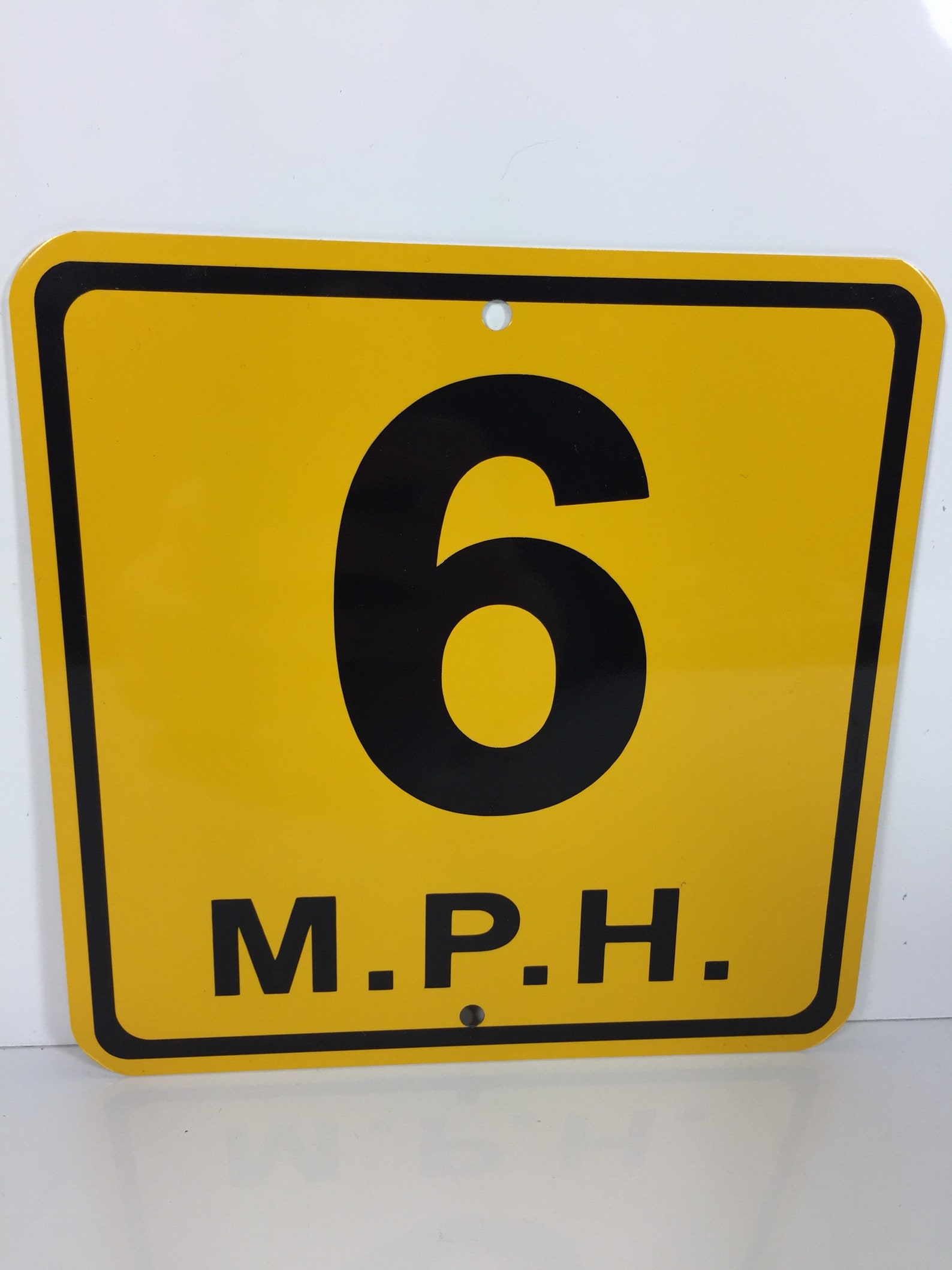 Speed Limit 6 MPH Metal Caution Street Sign 6x6 or - Etsy