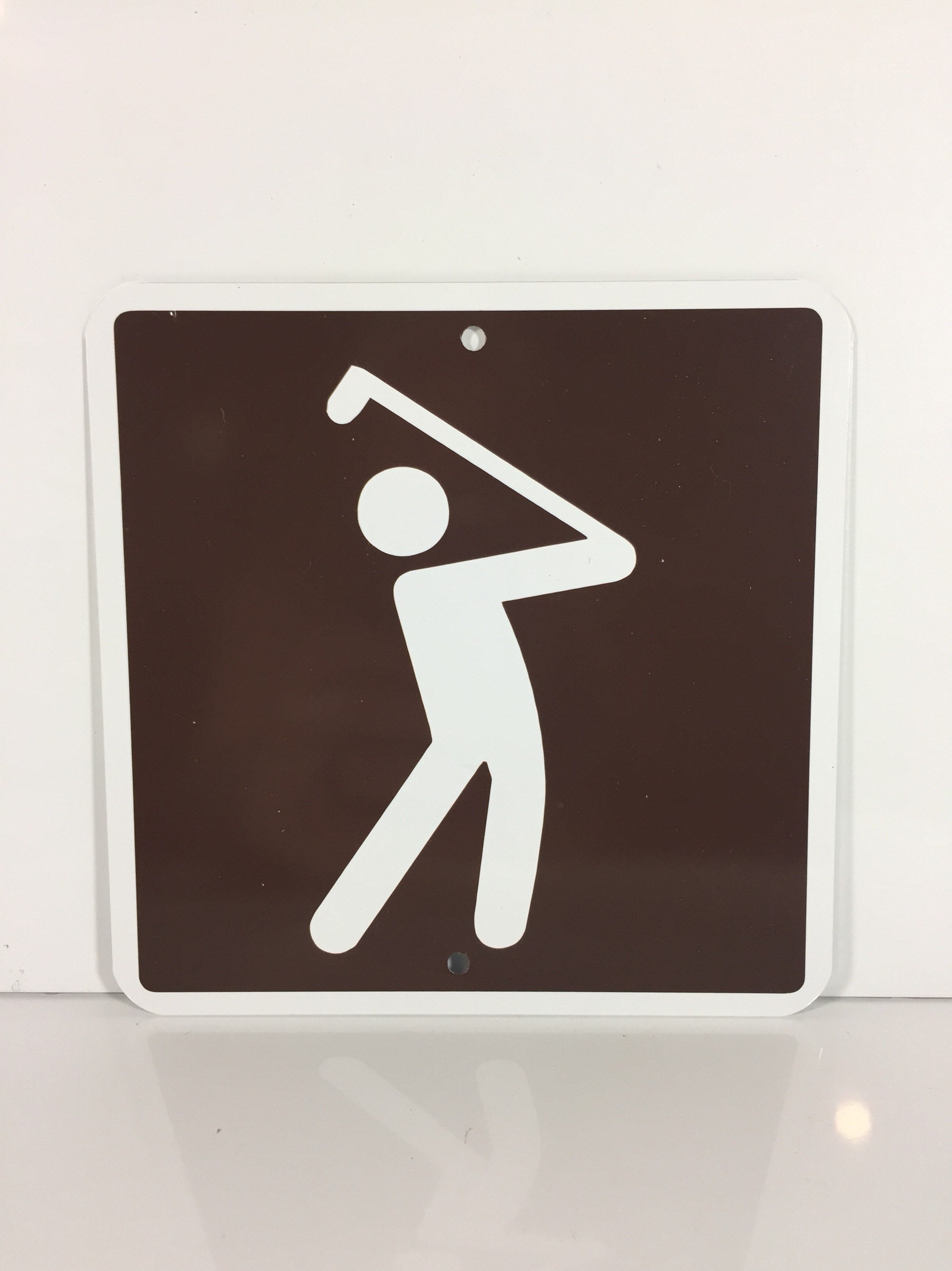 Golfing Metal Park Golf Course Sign 6x6 or - Etsy