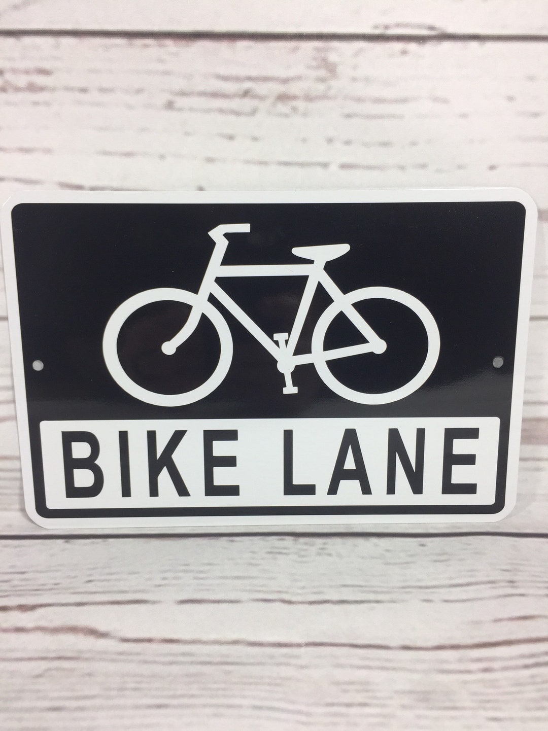 Bike Lane Metal Bicycle Street Road Sign NEW - (3 Sizes Available) - Etsy