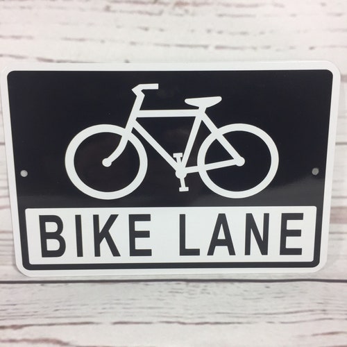 Bike Route Metal Bicycle Path Sign NEW 3 Sizes Available - Etsy