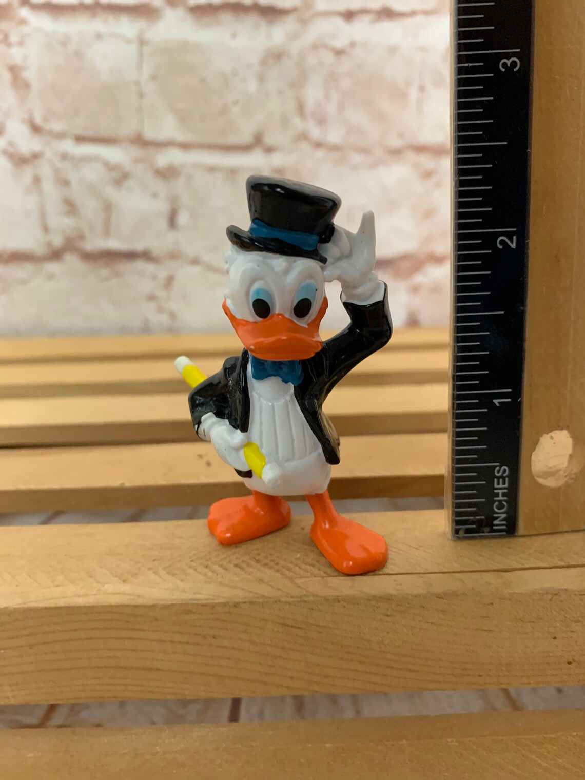 Vintage Donald Duck In formal tux Top Hat Bow tie & cane | Etsy