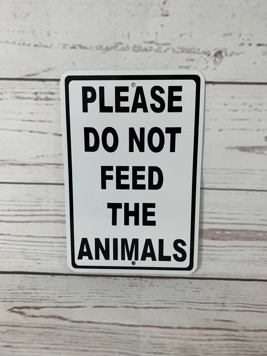 Please Do Not Feed the Animals Metal Farm Sign NEW - (3 Sizes Available ...