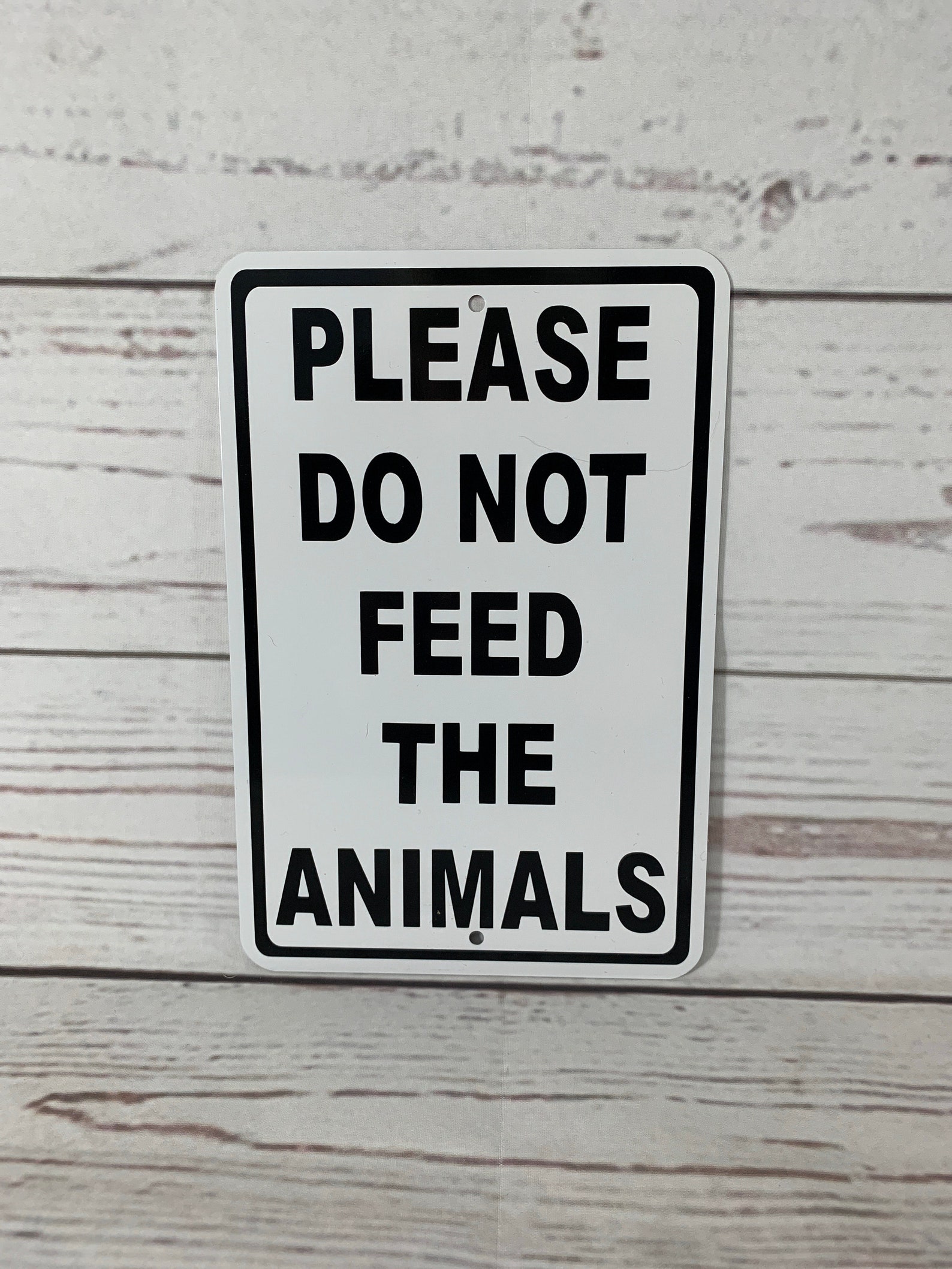 Please Do Not Feed the Animals Metal Farm Sign NEW 3 Sizes - Etsy