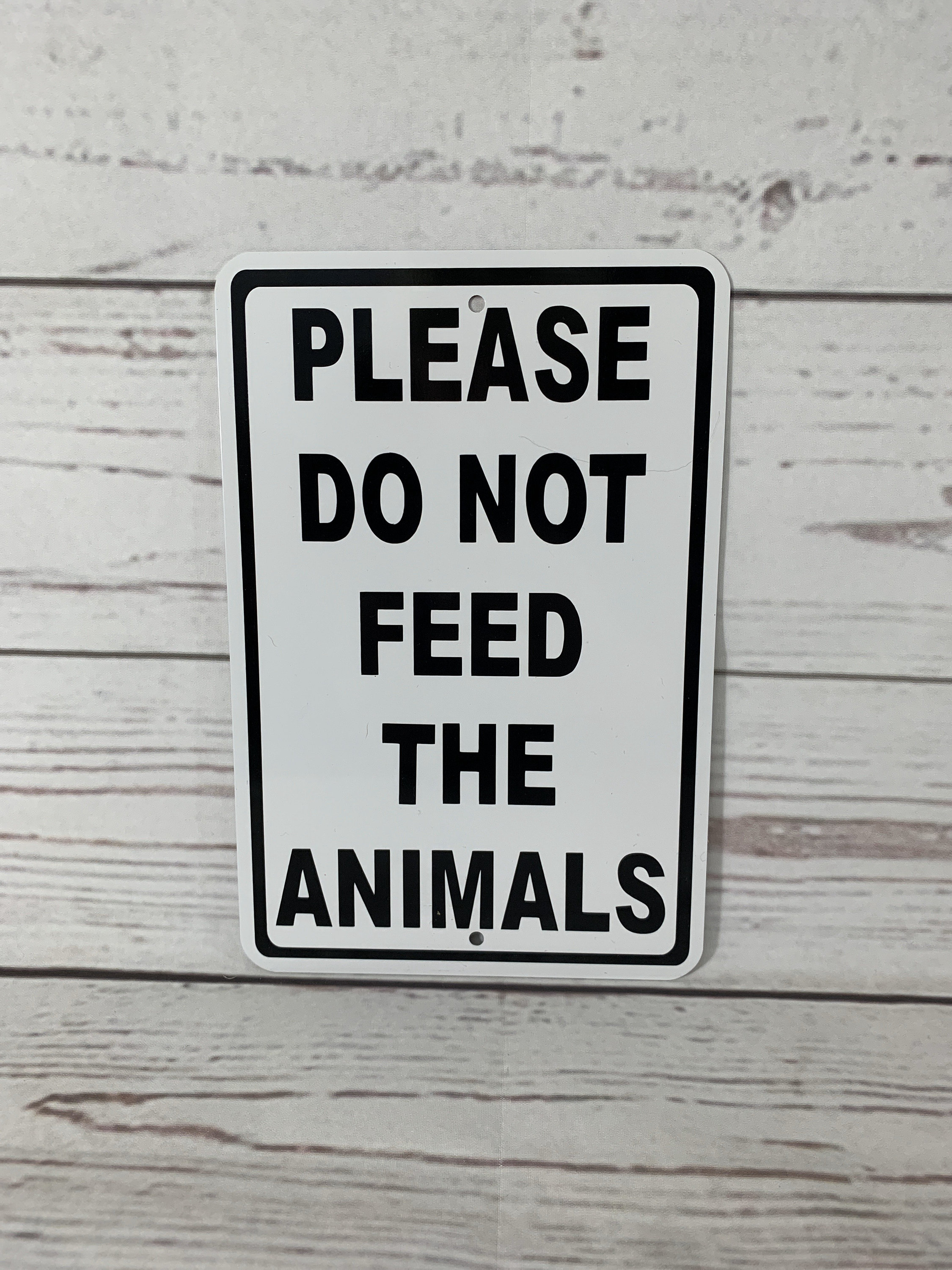 Please Do Not Feed the Animals Metal Farm Sign NEW 3 Sizes - Etsy