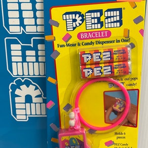 Vintage PEZ Candy Bracelet Pink Pez Accessories Mint in Package MOC - Etsy