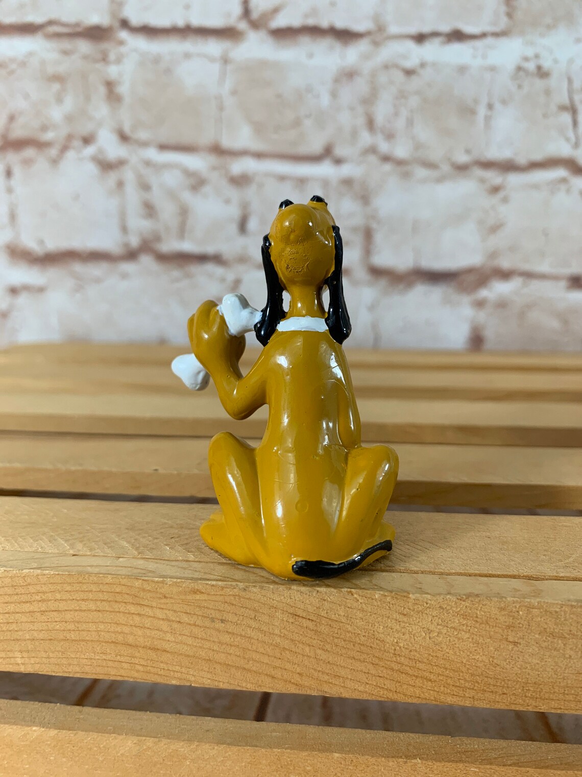 Vintage Pluto Dog With Bone Disney Minature PVC Mini Figure | Etsy