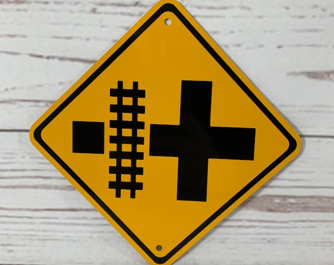 TRAIN CROSSING Sign Xing Railroad Collector Room - Etsy