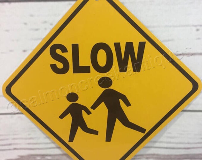 Slow Children Crossing - Etsy