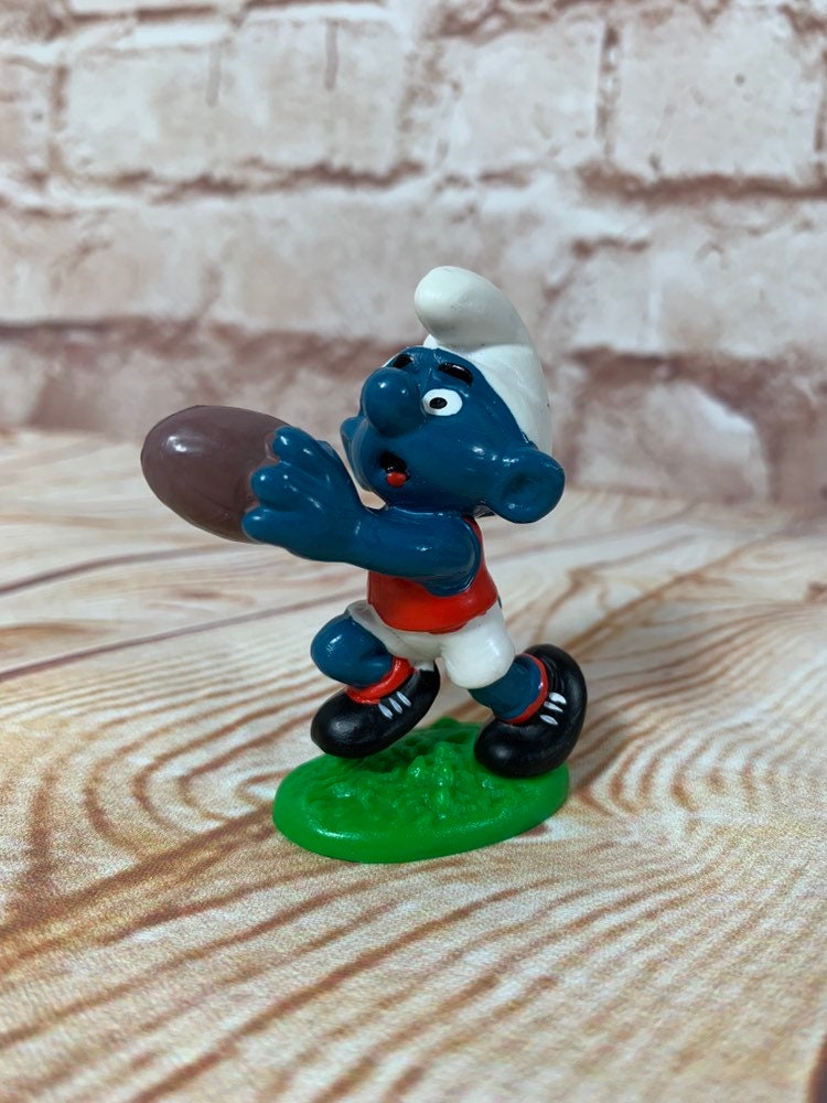 Vintage 1980 Australian Football Football Smurf Player Mini | Etsy