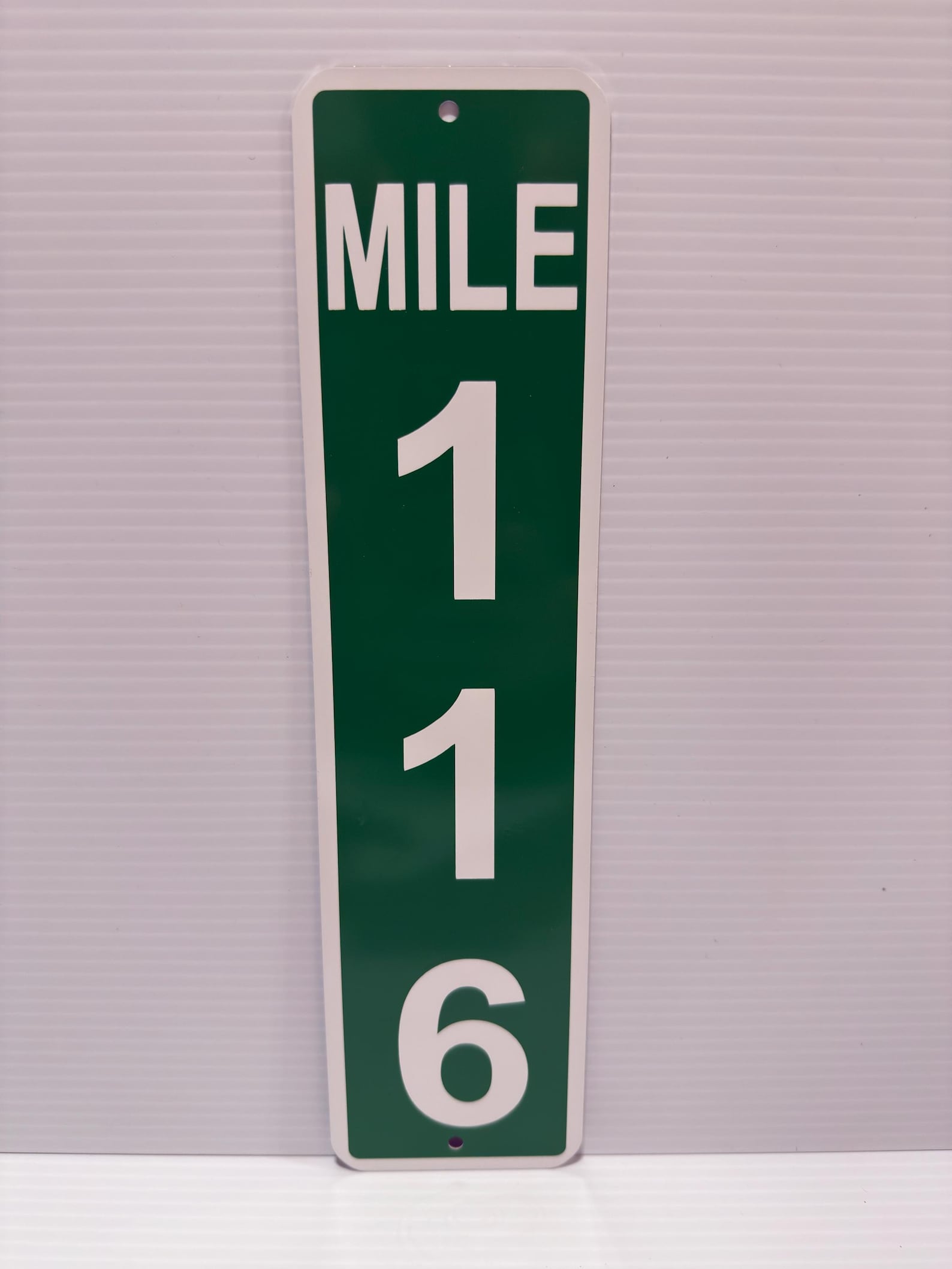 Custom Metal Mile Marker Sign: Personalized Road Sign (3x12 or 6x24) - Etsy