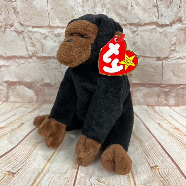 Ty Beanie Baby Monkey - Etsy