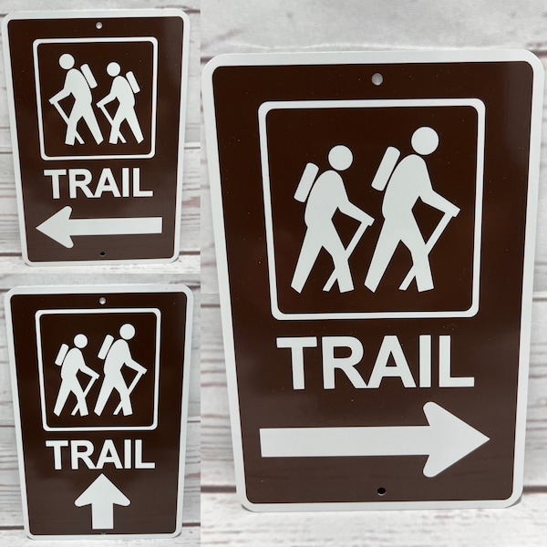 Hiking Sign - Etsy